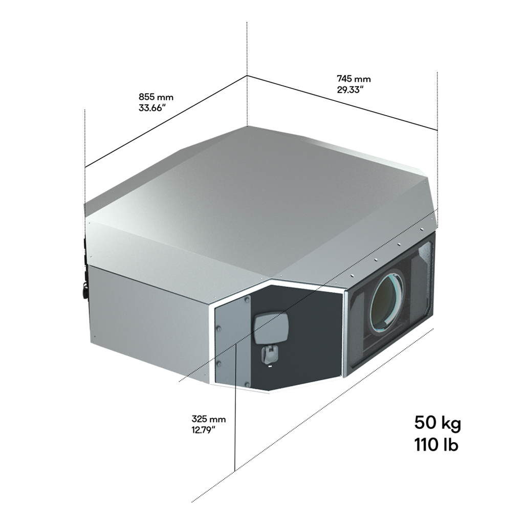 LM3X LAZR 20K™: 20,000 Lumens Outdoor Projection Mapping Projector - LM3X